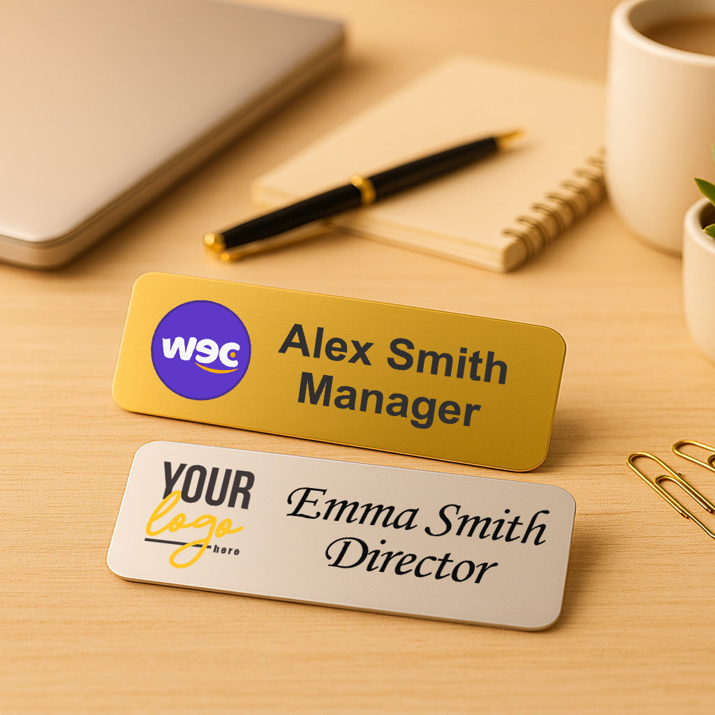 Custom Name & Logo Identification Badge – MIA•MIA